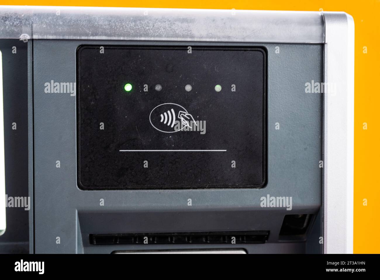 RFID chip scanner at a gas station Stock Photo - Alamy