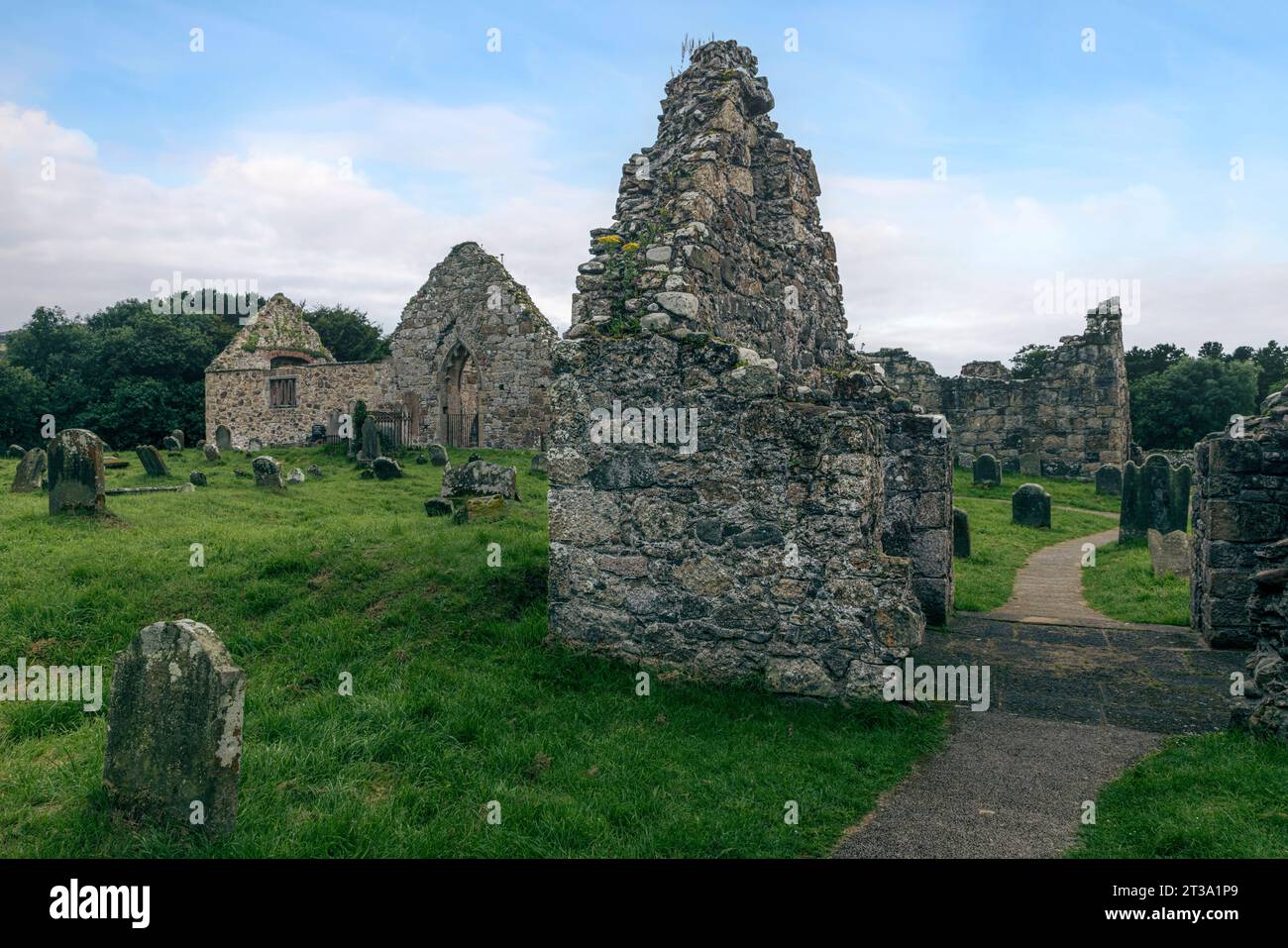 Bonamargy Friary, Ballycastle, Northern Ireland is a well-preserved ...