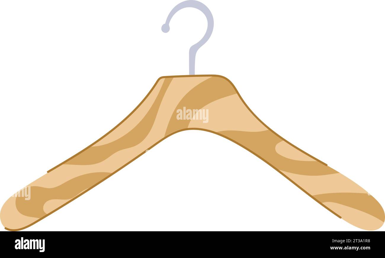 clothing hanger clothes cartoon vector illustration Stock Vector Image ...