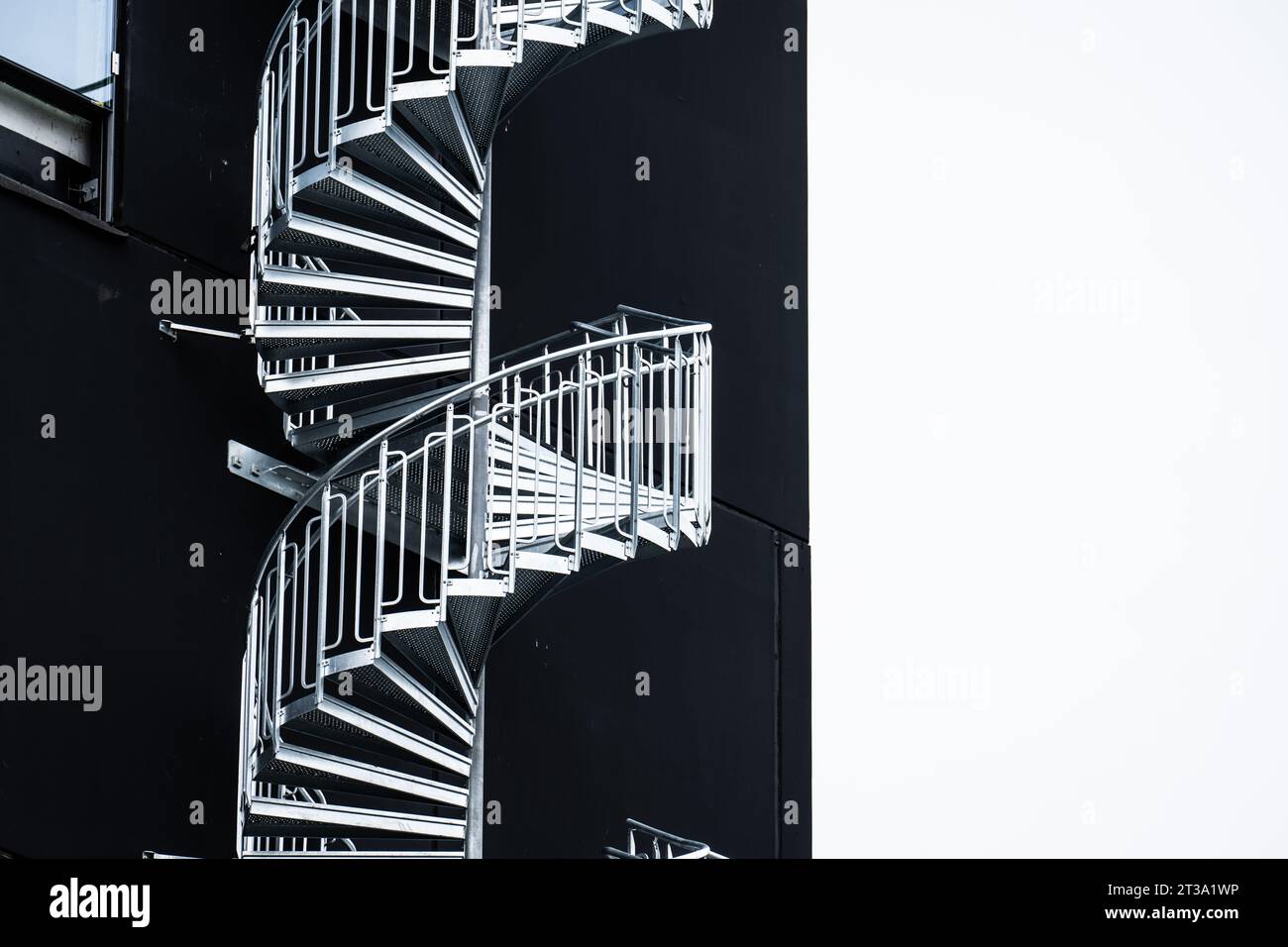 Modern external fire stairs hi-res stock photography and images - Alamy