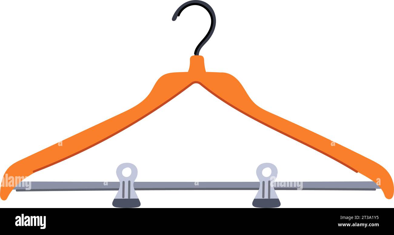 retail hanger clothes cartoon vector illustration Stock Vector Image ...