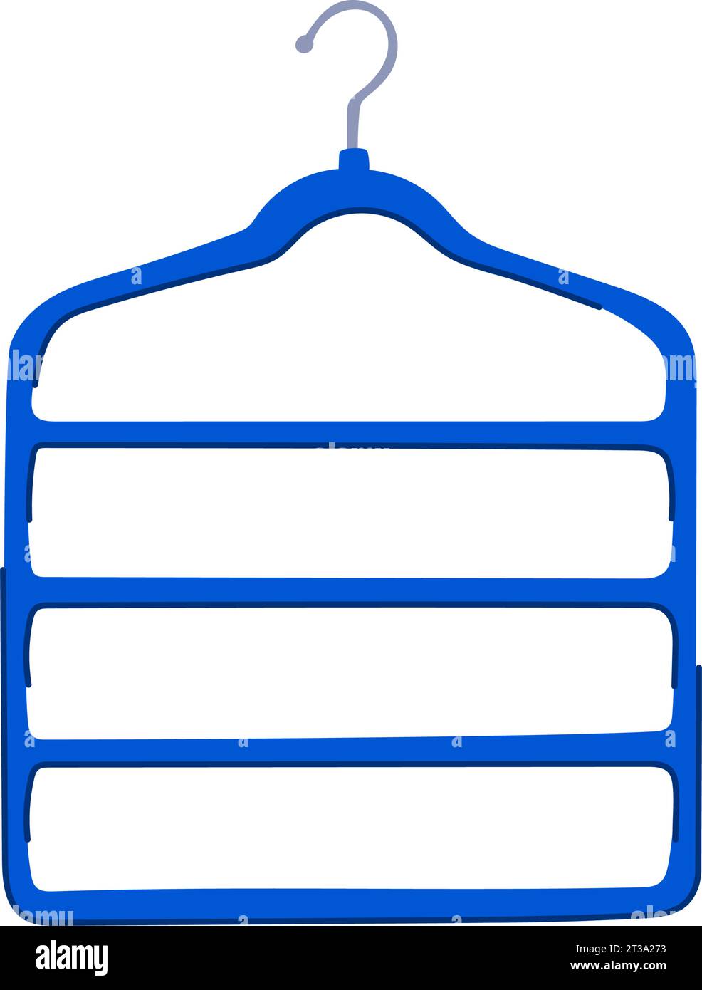 cloobject hanger clothes cartoon vector illustration Stock Vector Image ...