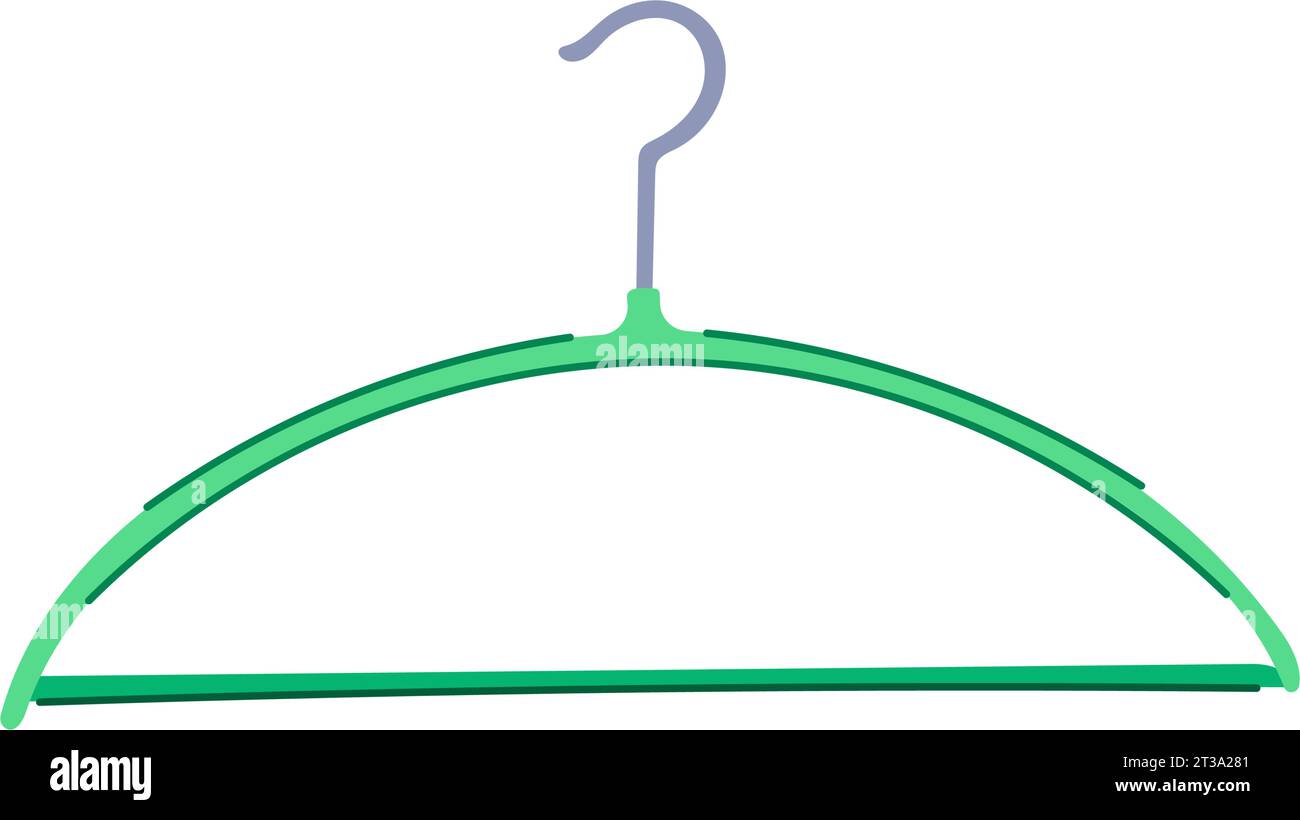 apparel hanger clothes cartoon vector illustration Stock Vector Image ...