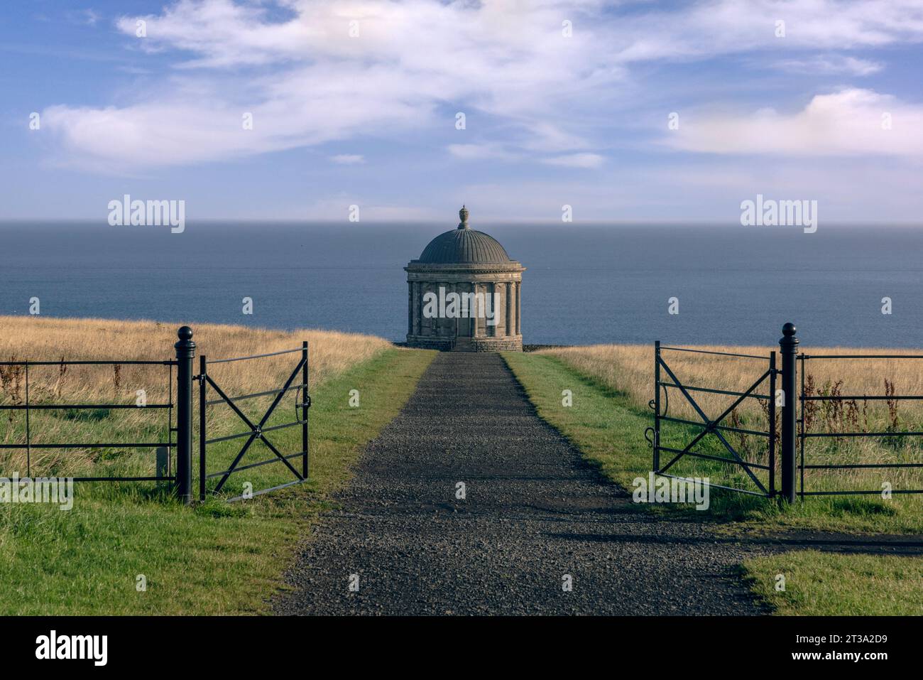 Mussenden Temple is a circular temple that was built in the late 18th ...