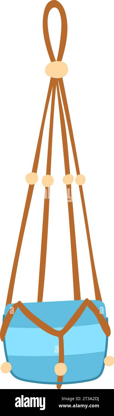 plant hanging planter cartoon vector illustration Stock Vector Image ...