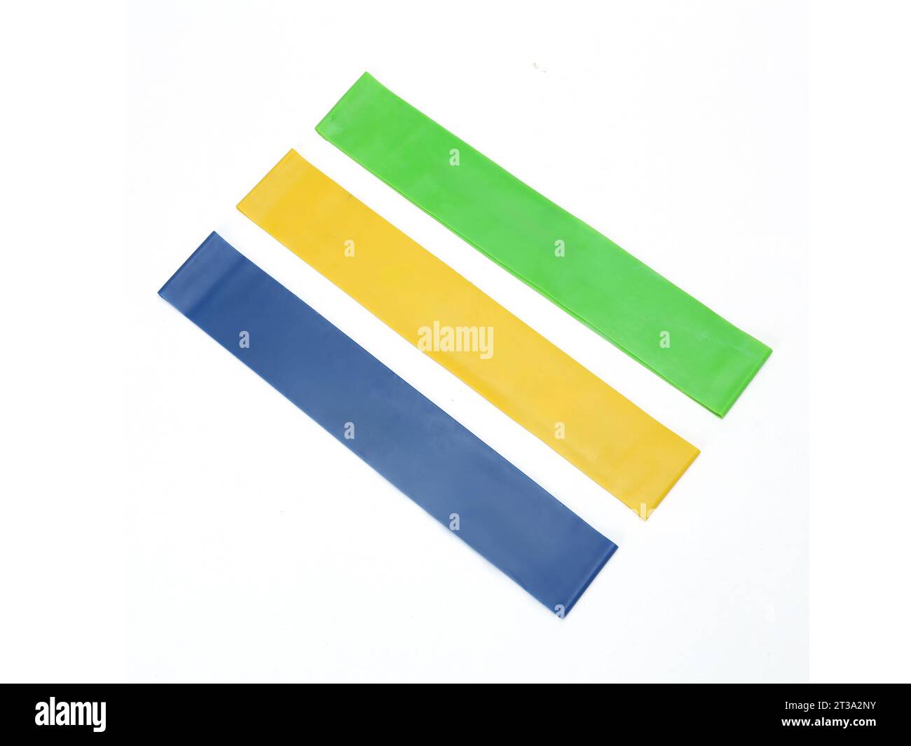 rubber Loop Bands for Stretching workouts Stock Photo - Alamy