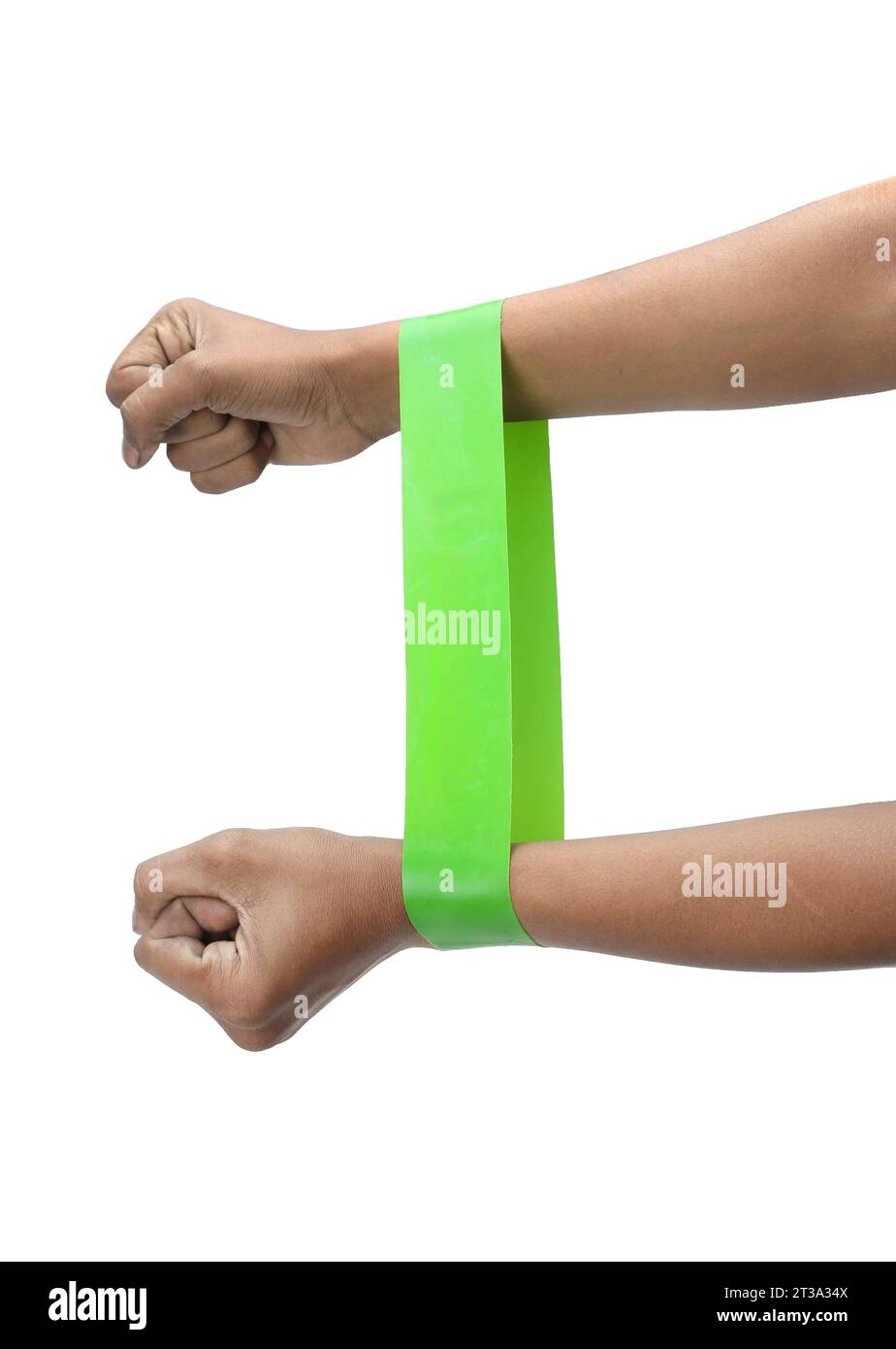 rubber Loop Bands for Stretching workouts Stock Photo - Alamy