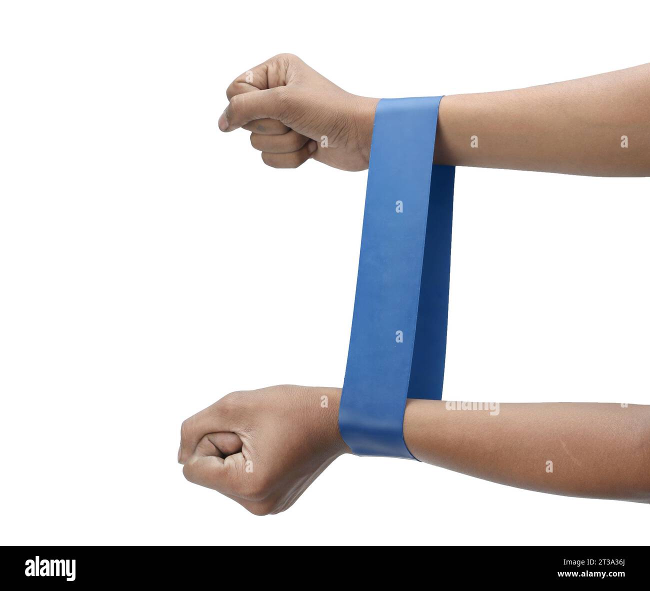 rubber Loop Bands for Stretching workouts Stock Photo - Alamy