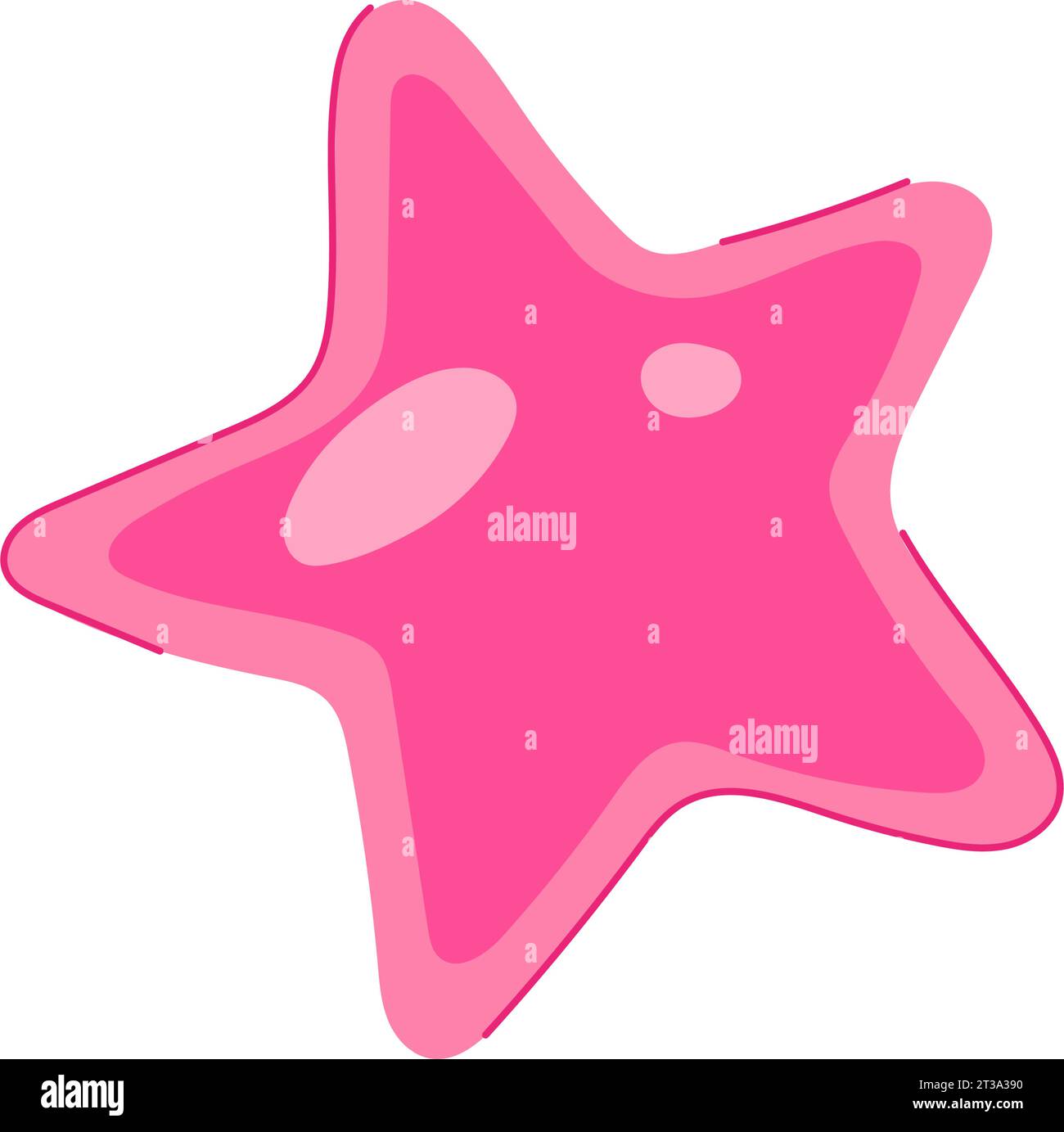 pink jelly cartoon vector illustration Stock Vector Image & Art - Alamy