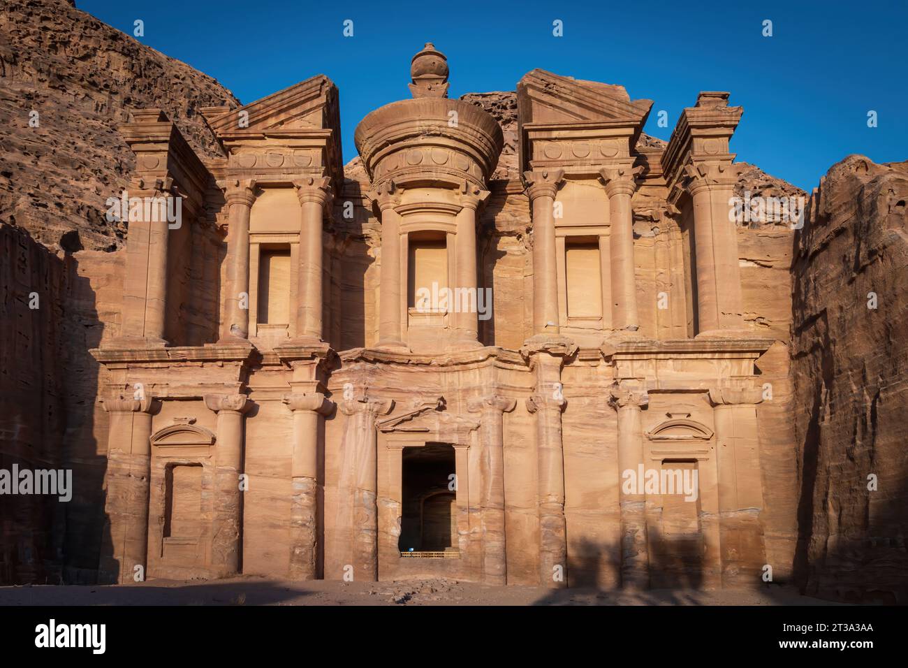 Famous Ad Deir monastery in the historic and archaeological city of ...