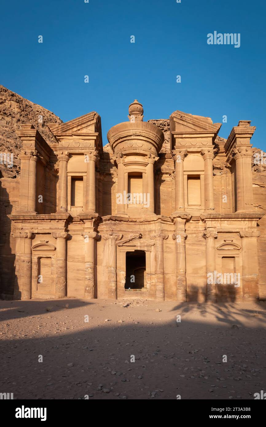 Famous Ad Deir monastery in the historic and archaeological city of ...