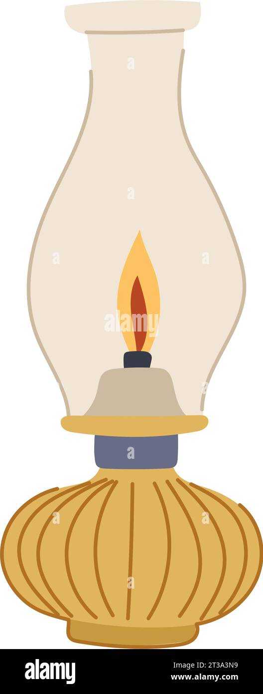 Old fashioned gas lamp Stock Vector Images - Alamy