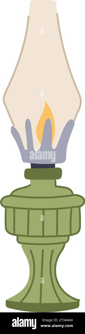 Old fashioned gas lamp Stock Vector Images - Alamy