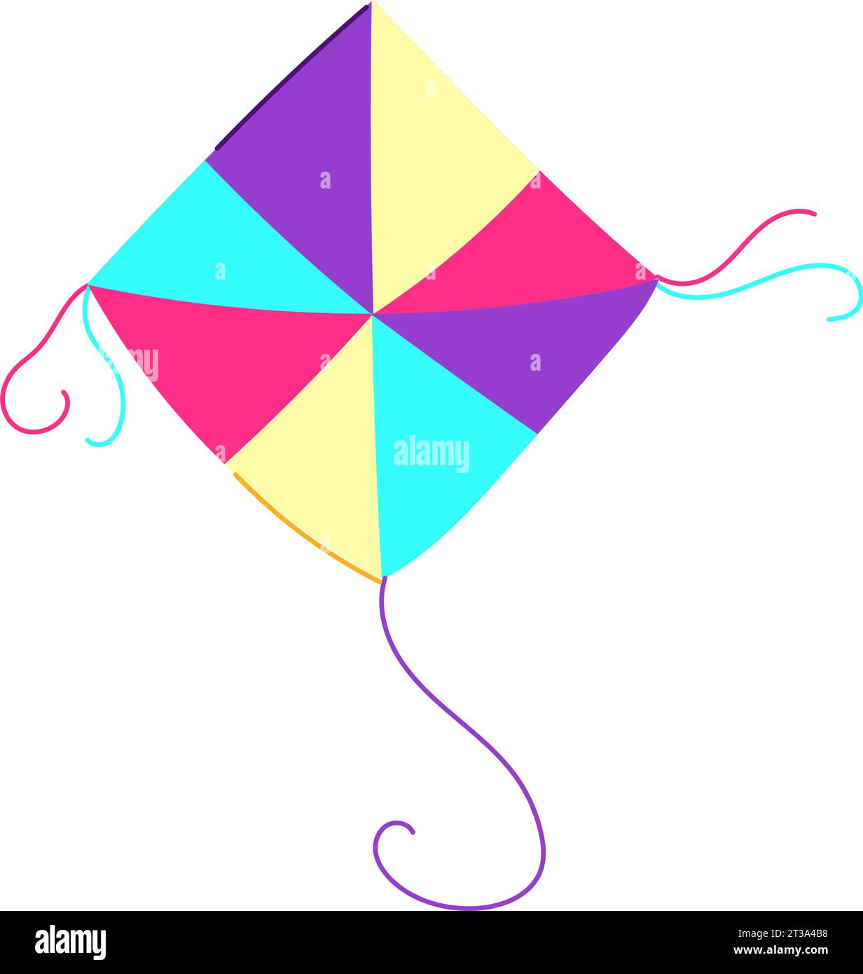 sky kite cartoon vector illustration Stock Vector Image & Art - Alamy