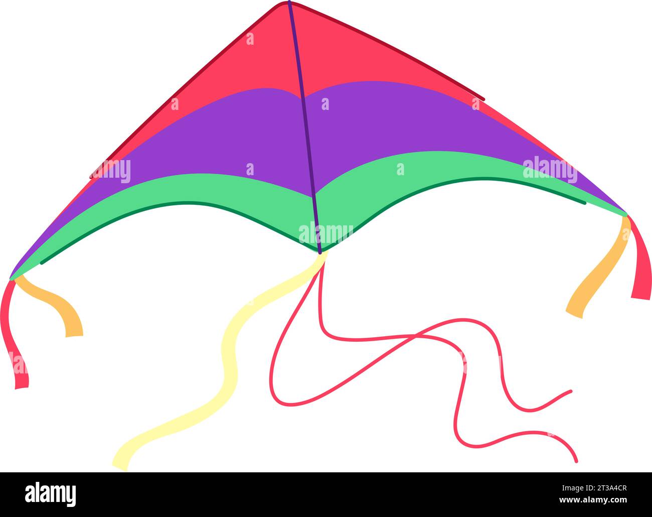 Fly a kite cartoon Cut Out Stock Images & Pictures - Alamy