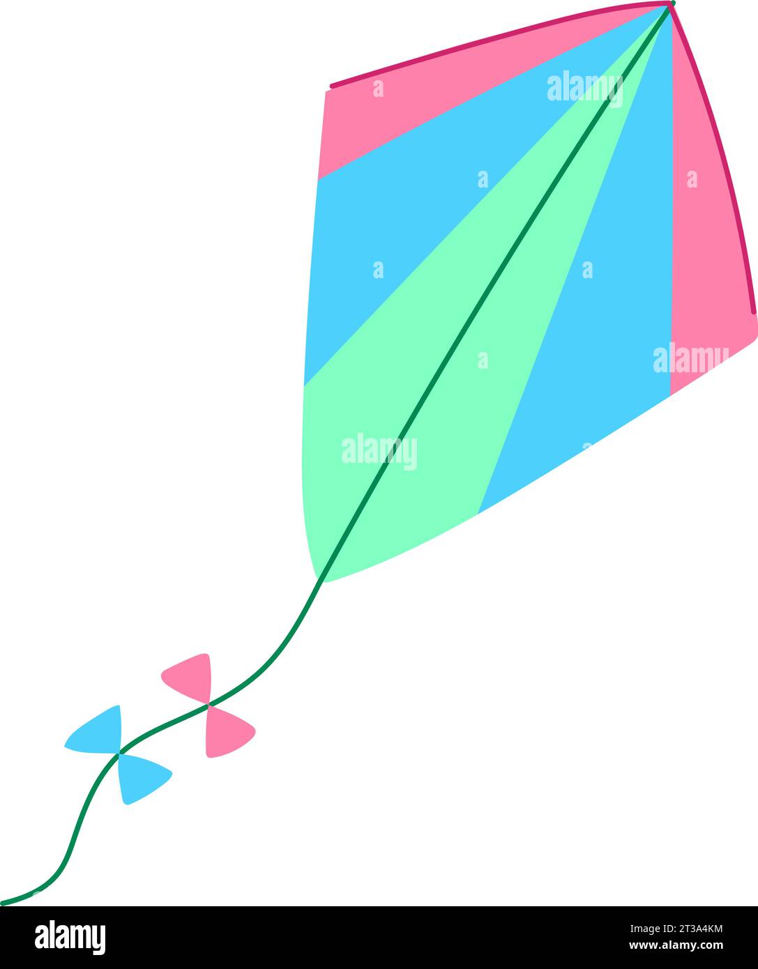 activity kite cartoon vector illustration Stock Vector Image & Art - Alamy