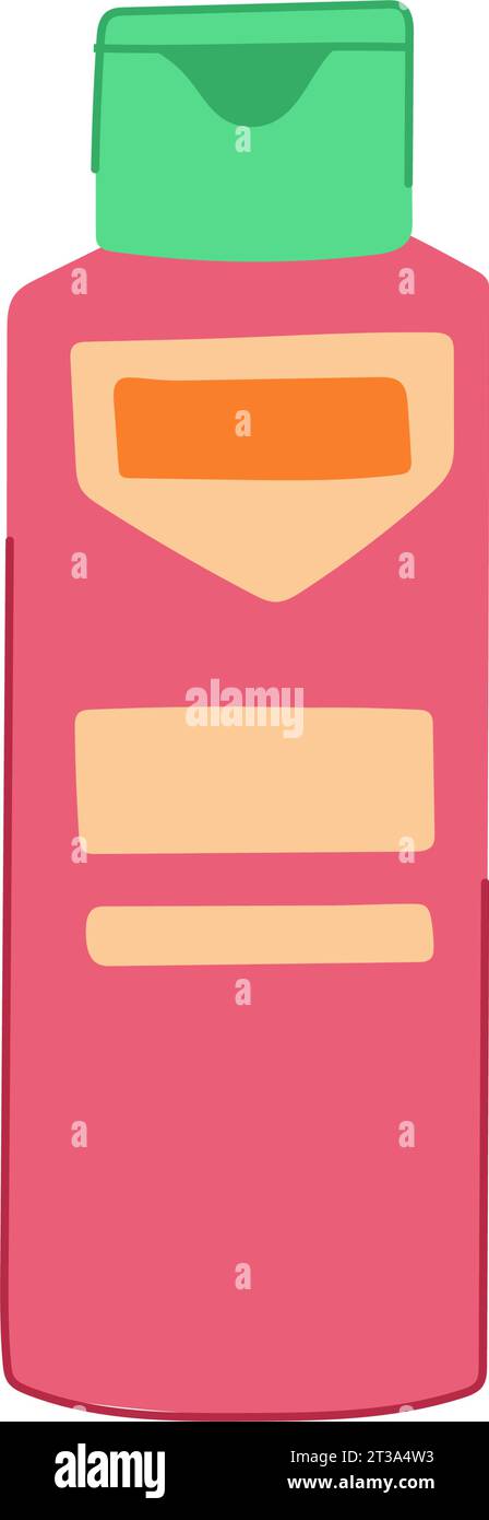 beauty lotion cartoon vector illustration Stock Vector Image & Art - Alamy