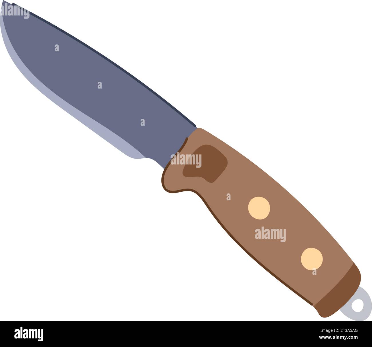 dagger military knife cartoon vector illustration Stock Vector Image ...