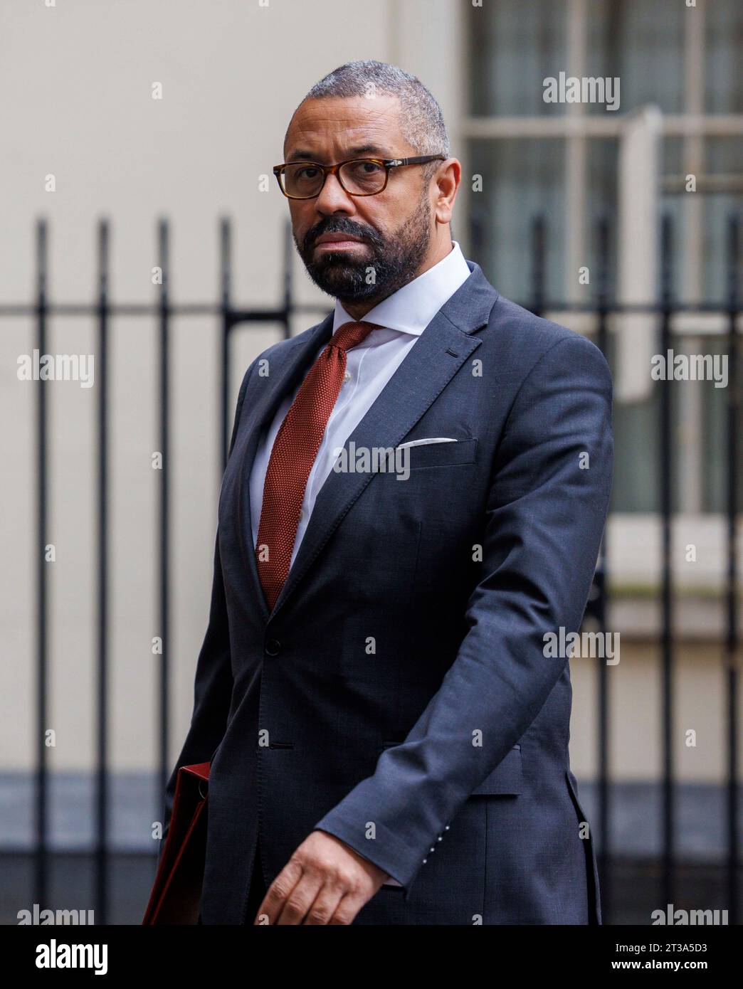 London, UK. 24th Oct, 2023. James Cleverley, Foreign Secretary, leaves ...