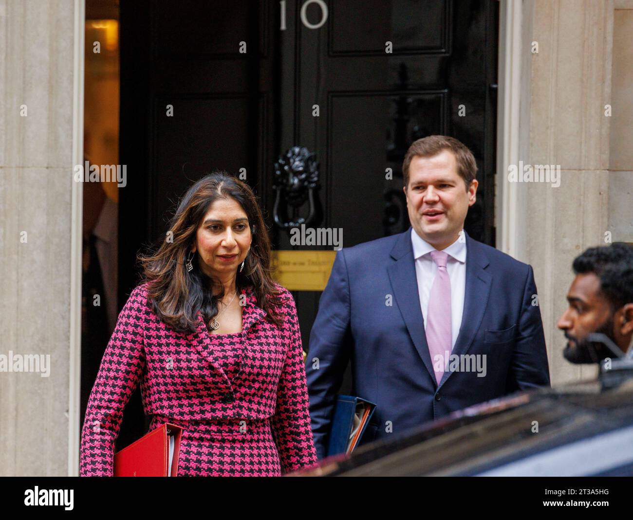 London, UK. 24th Oct, 2023. Suella Braverman, Home Secretary and Robert ...