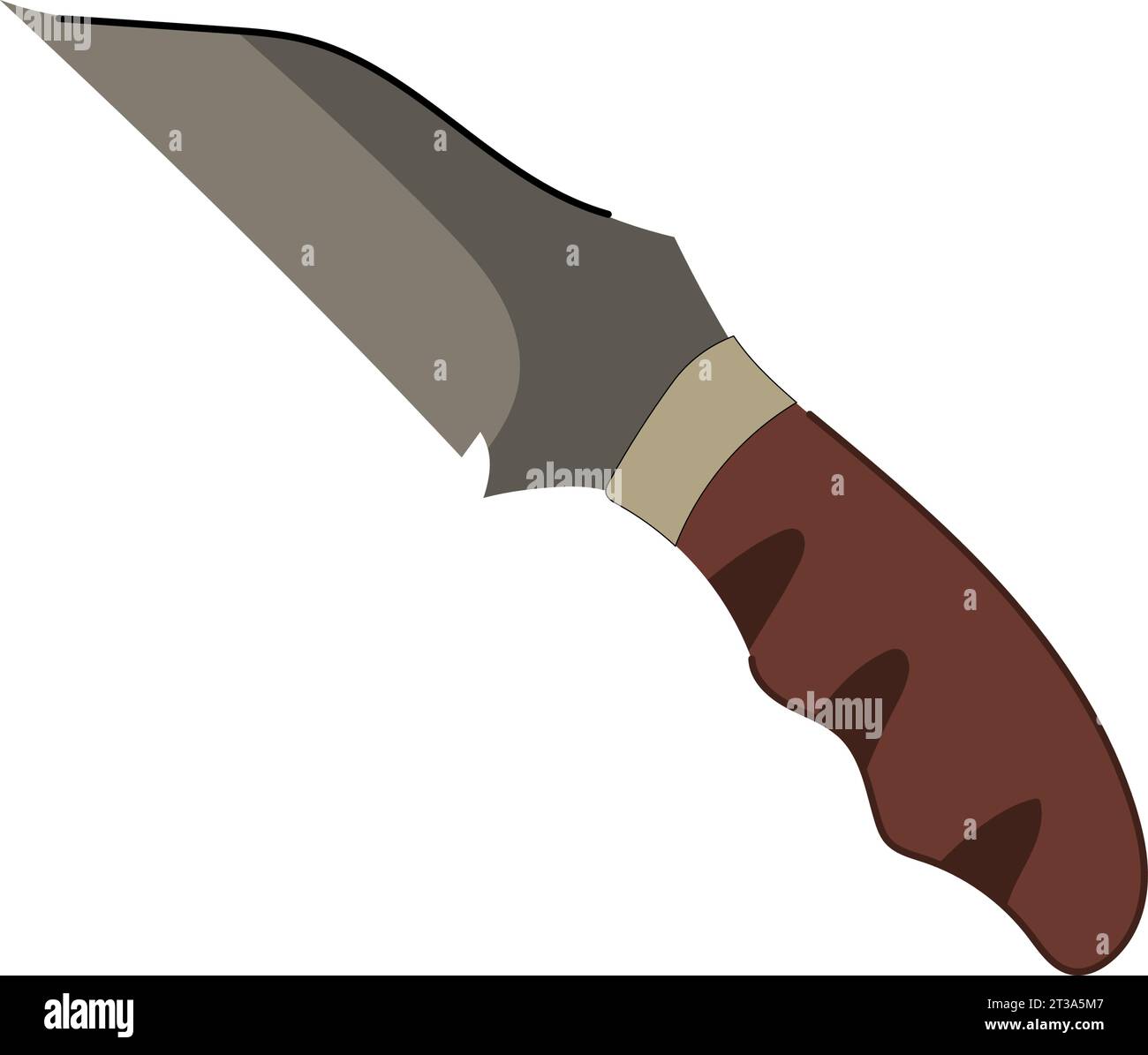 army military knife cartoon vector illustration Stock Vector Image ...