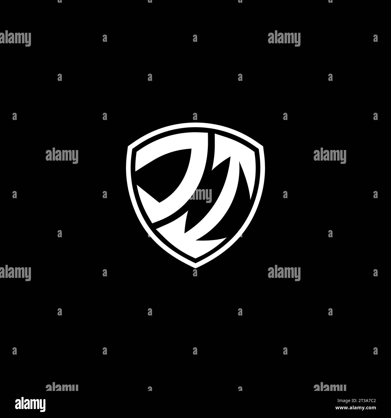 JI logo monogram emblem style with shield shape design template ideas Stock Vector Image & Art ...