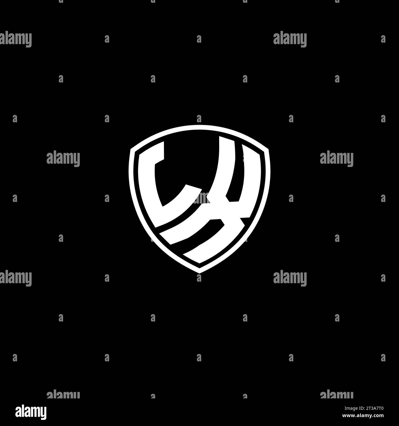 LX logo monogram emblem style with shield shape design template ideas Stock Vector Image & Art ...