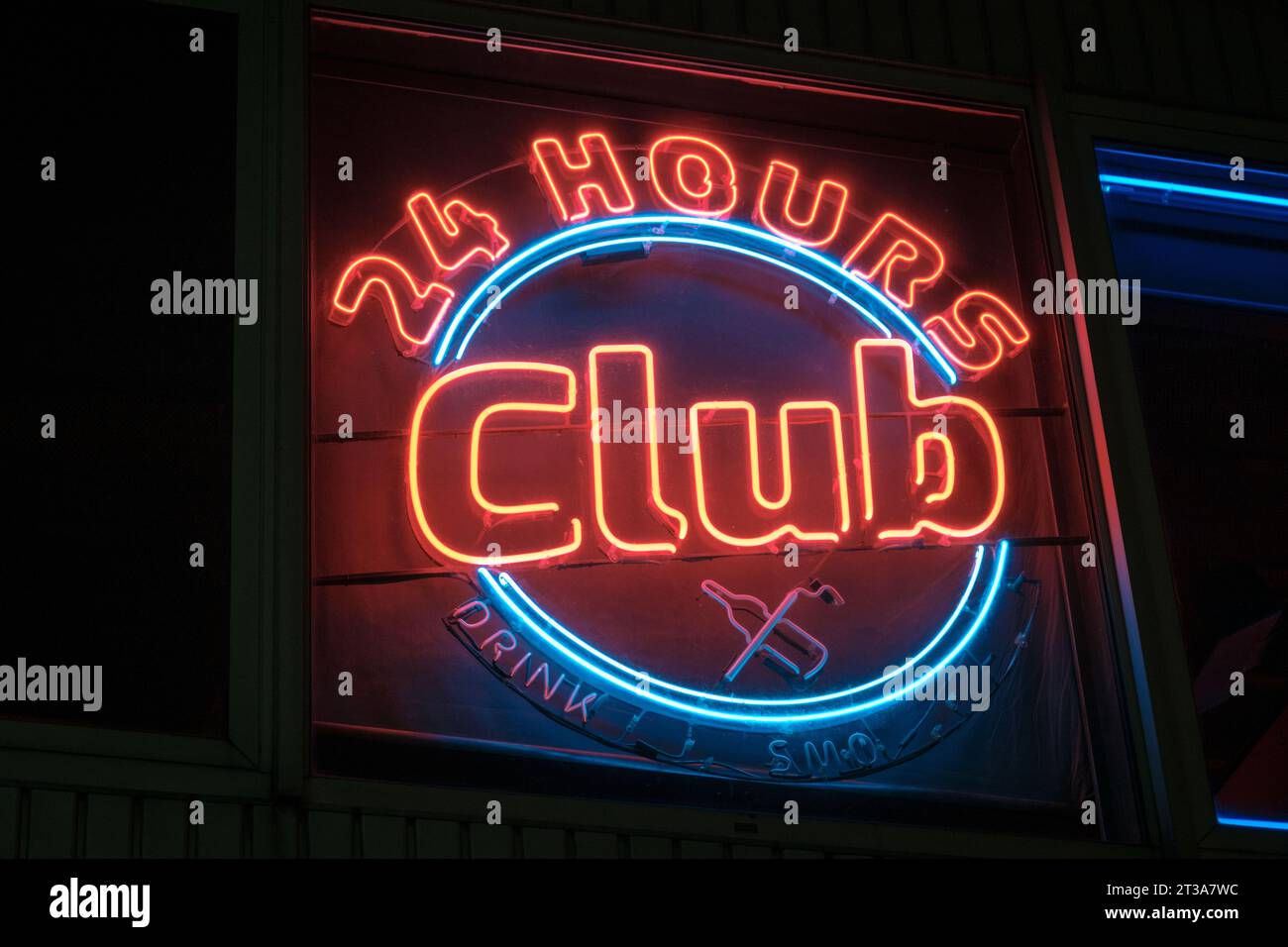 Neon nightlife in warsaw hi-res stock photography and images - Alamy