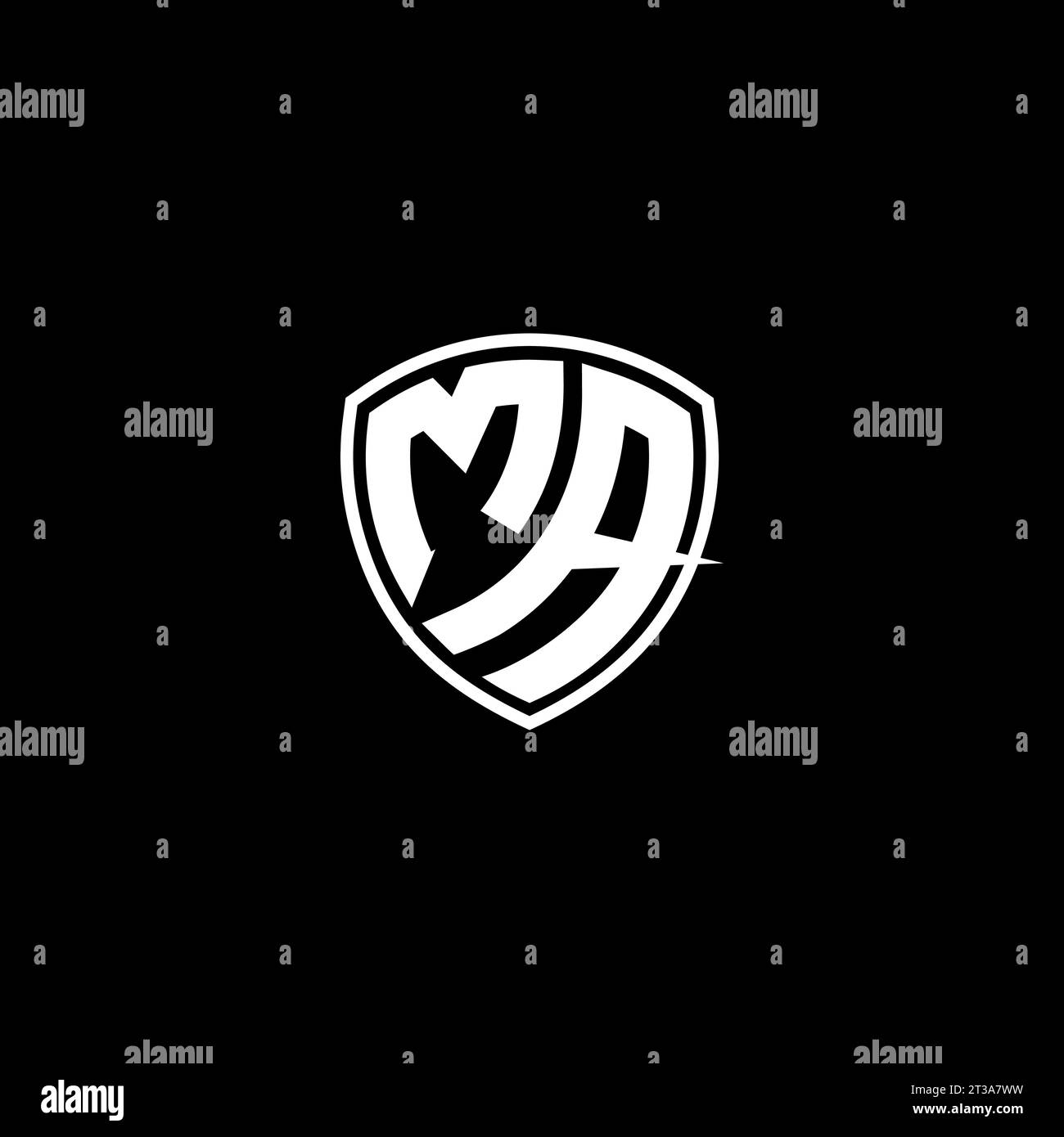 MA logo monogram emblem style with shield shape design template ideas ...
