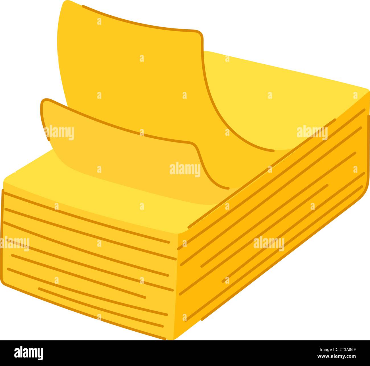 memo note sticker cartoon vector illustration Stock Vector Image & Art ...