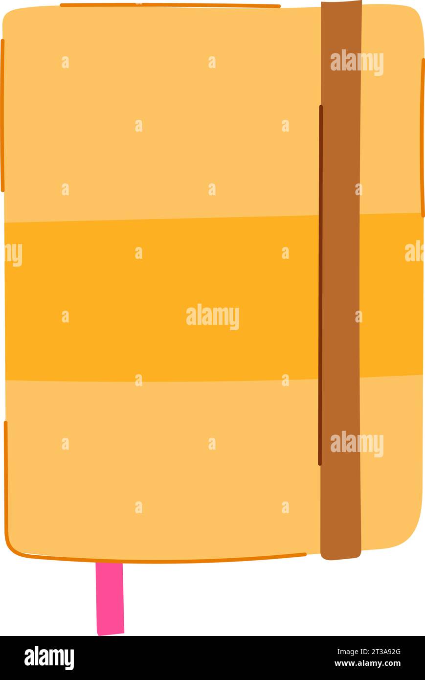 sheet notebook cartoon vector illustration Stock Vector Image & Art - Alamy
