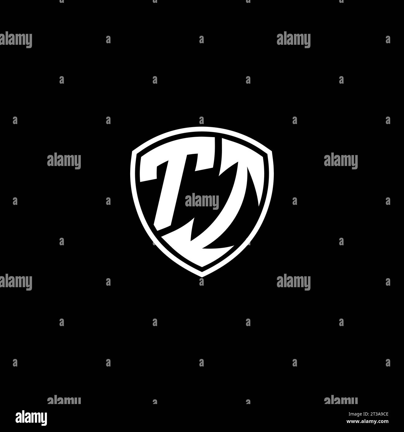 TI logo monogram emblem style with shield shape design template ideas Stock Vector Image & Art ...