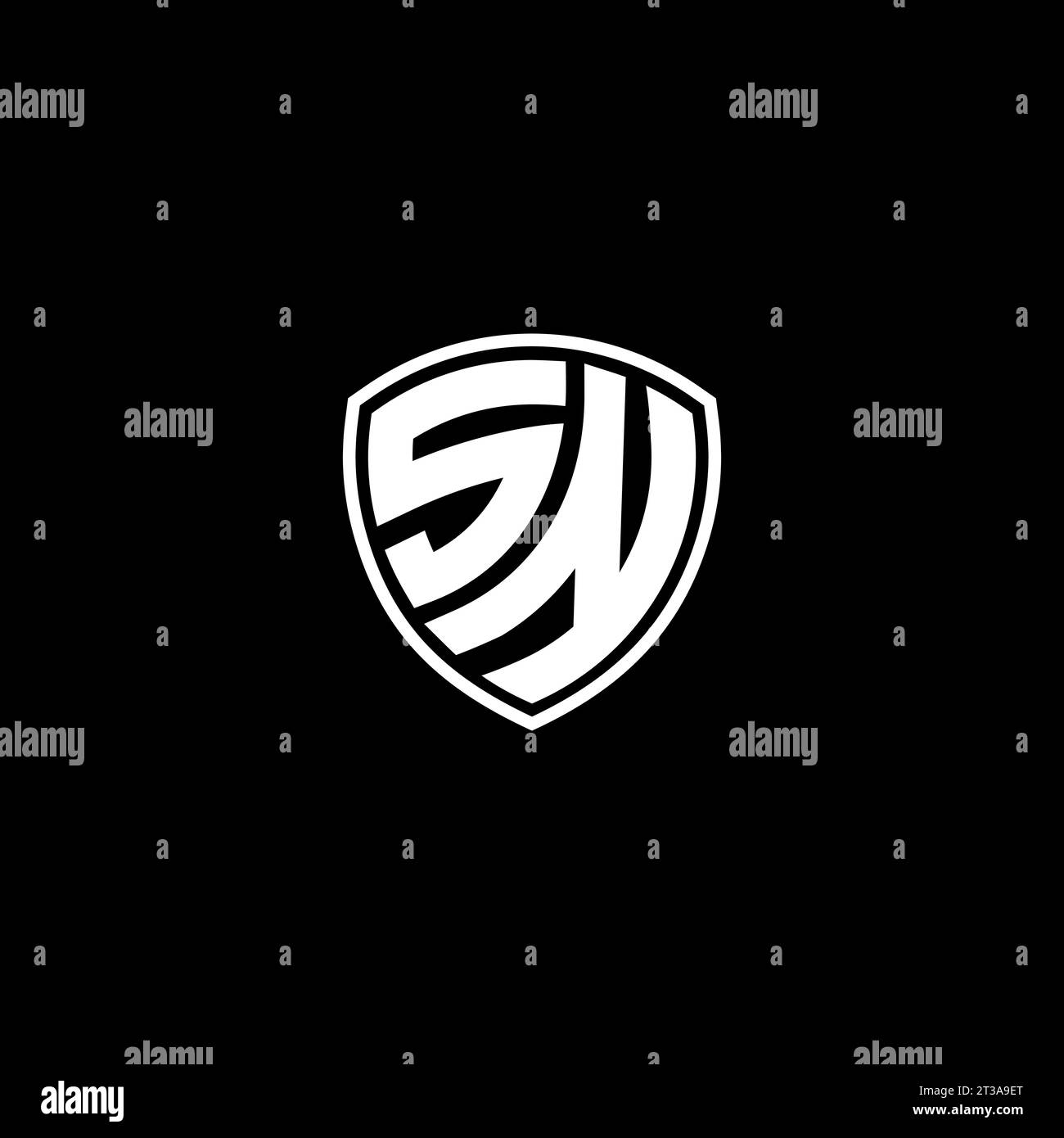 SN logo monogram emblem style with shield shape design template ideas ... SN logo monogram emblem style with shield shape design template ideas ...