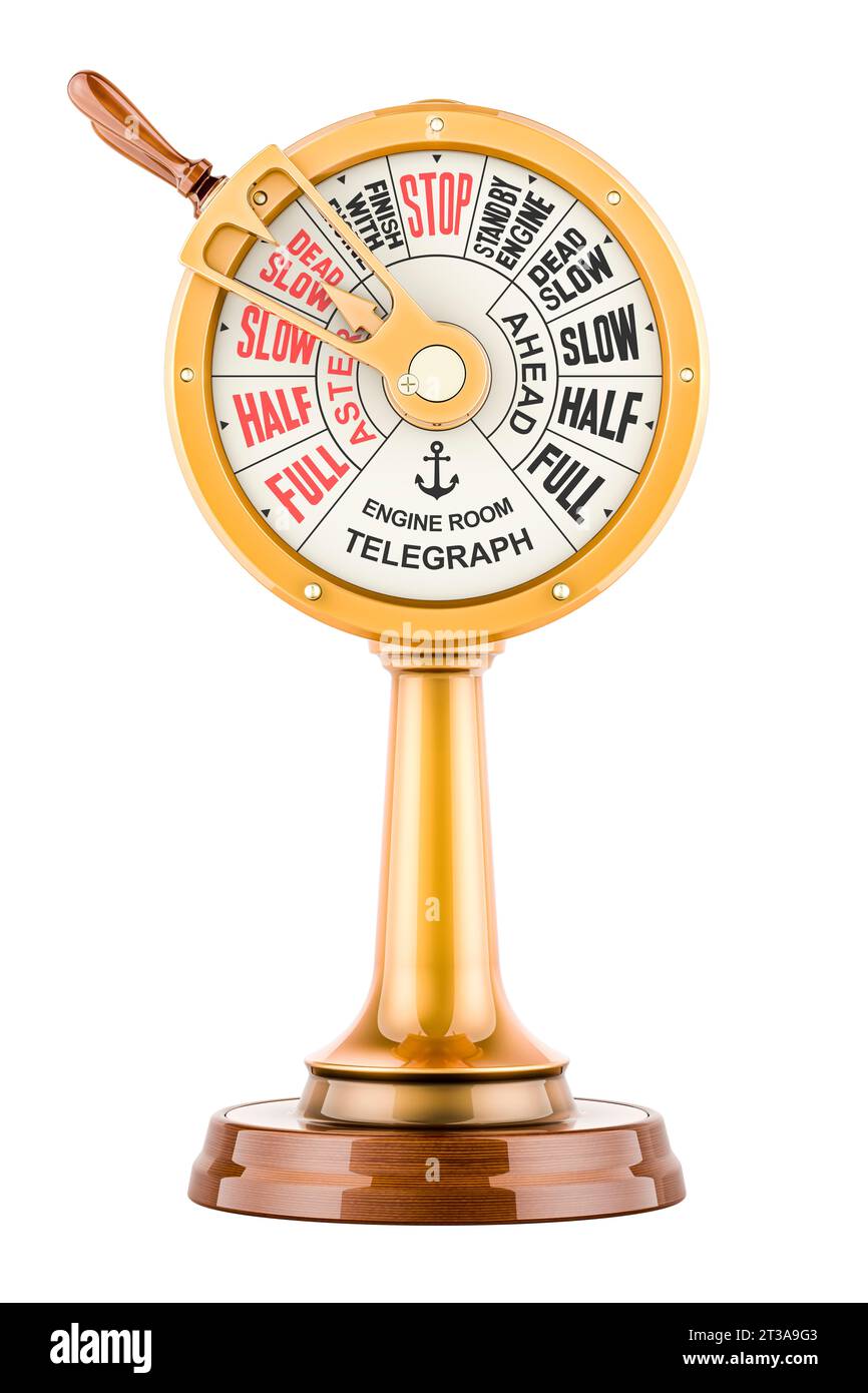 Antique Ships Engine Order Telegraph. Maritime Nautical Brass Ships ...
