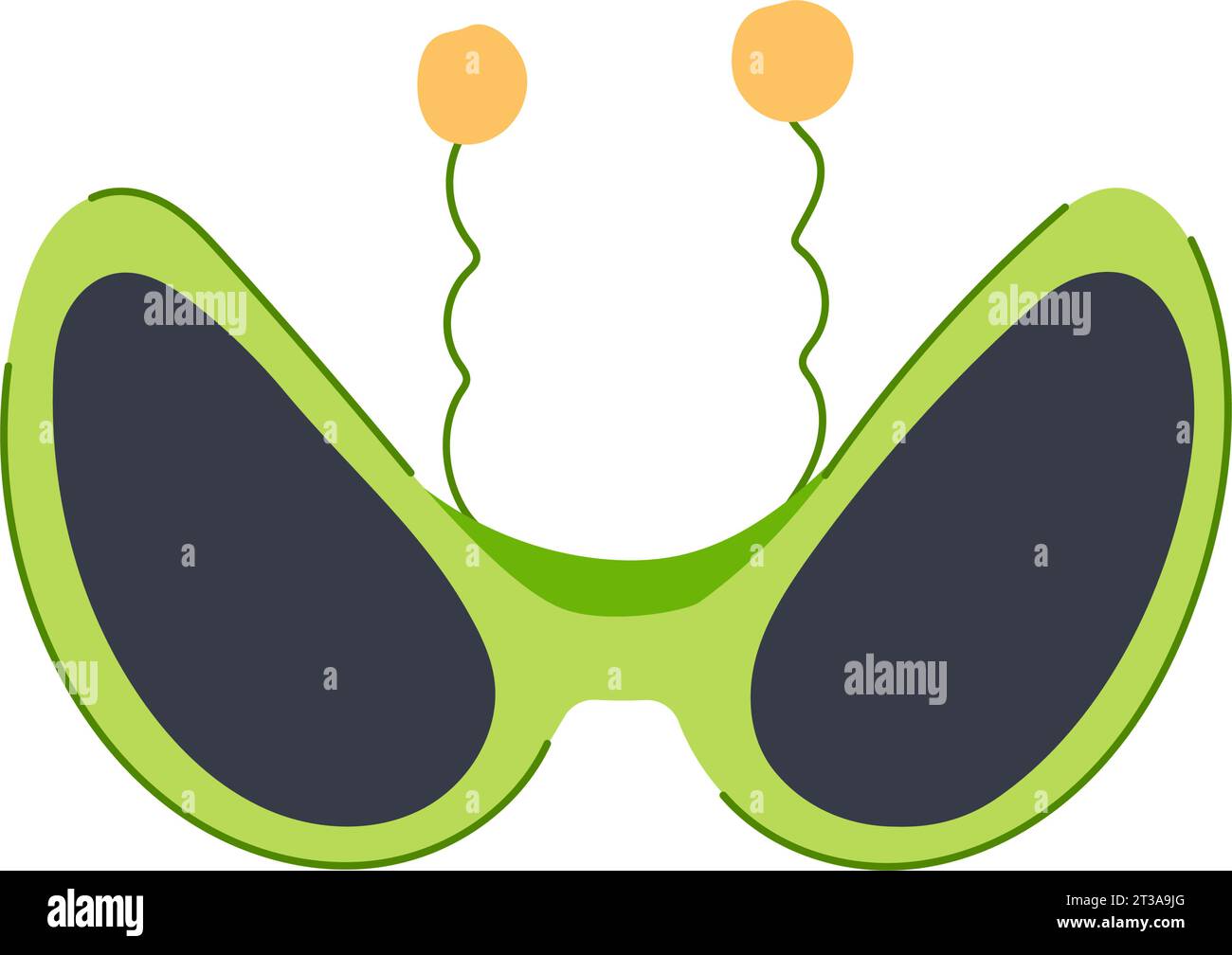 sun party glasses cartoon vector illustration Stock Vector Image & Art ...