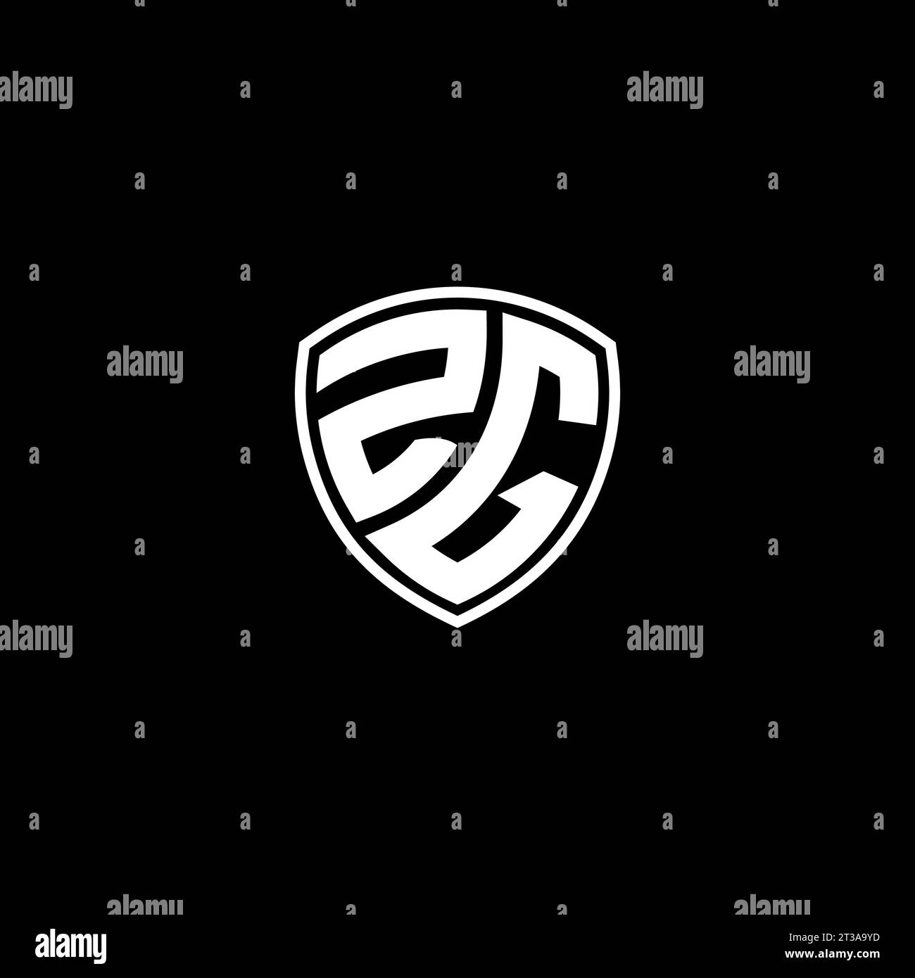 ZG logo monogram emblem style with shield shape design template ideas ... ZG logo monogram emblem style with shield shape design template ideas ...