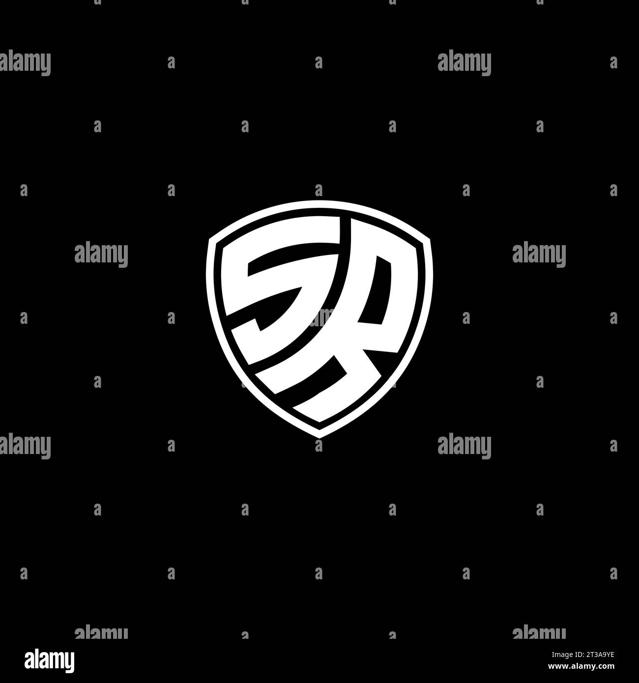 SR logo monogram emblem style with shield shape design template ideas ... SR logo monogram emblem style with shield shape design template ideas ...
