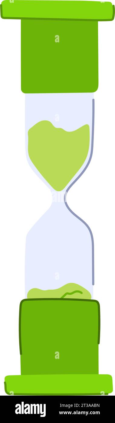 watch sandglass cartoon vector illustration Stock Vector Image & Art ...