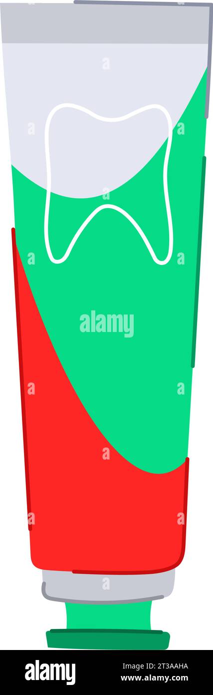 health toothpaste cartoon vector illustration Stock Vector Image & Art ...