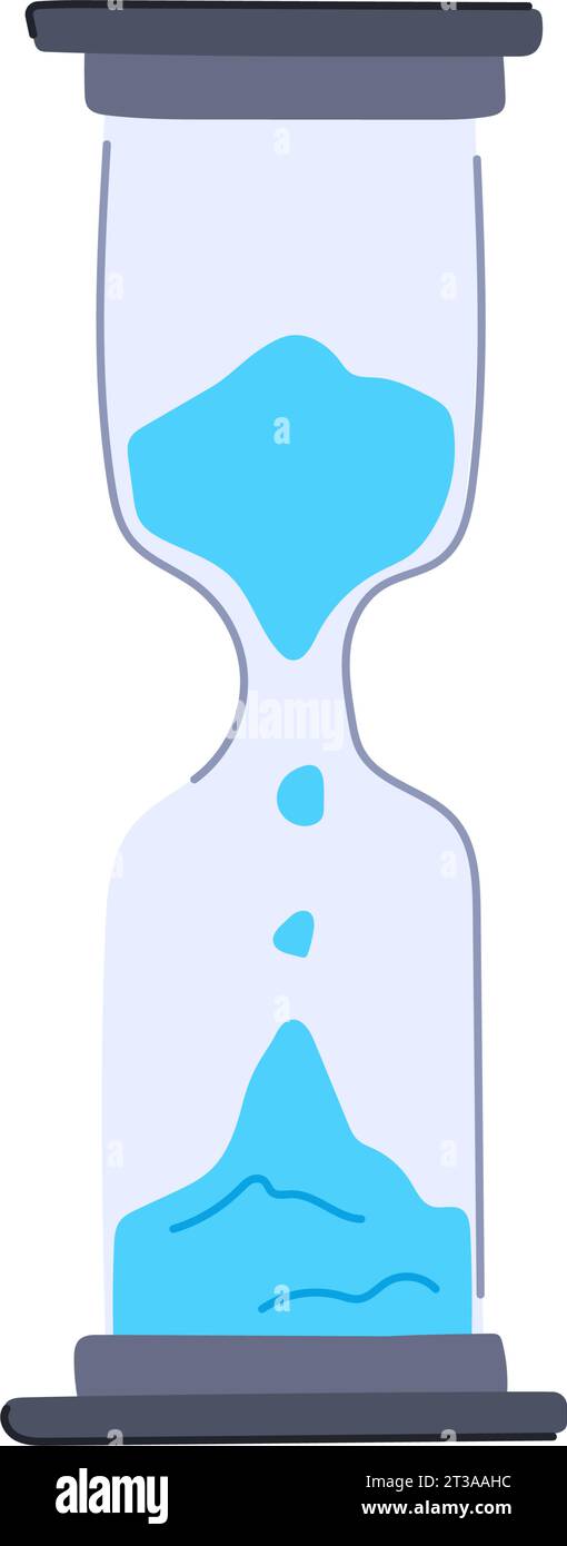 object sandglass cartoon vector illustration Stock Vector Image & Art ...