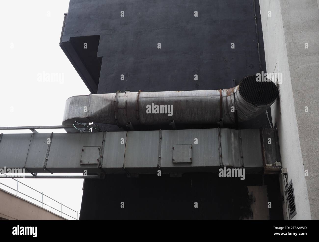 HVAC heating ventilation and air conditioning pipe Stock Photo - Alamy