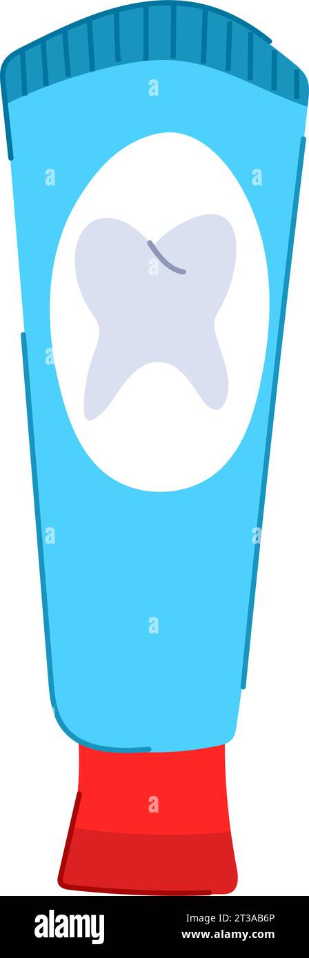 care toothpaste cartoon vector illustration Stock Vector Image & Art ...