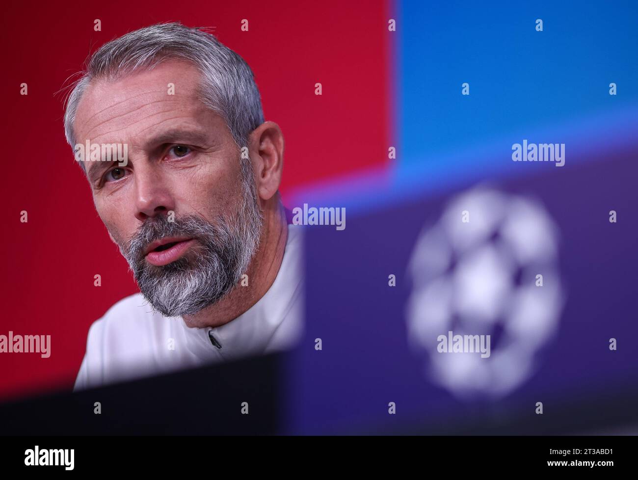 Leipzig, Germany. 24th Oct, 2023. Soccer: Champions League, before the ...