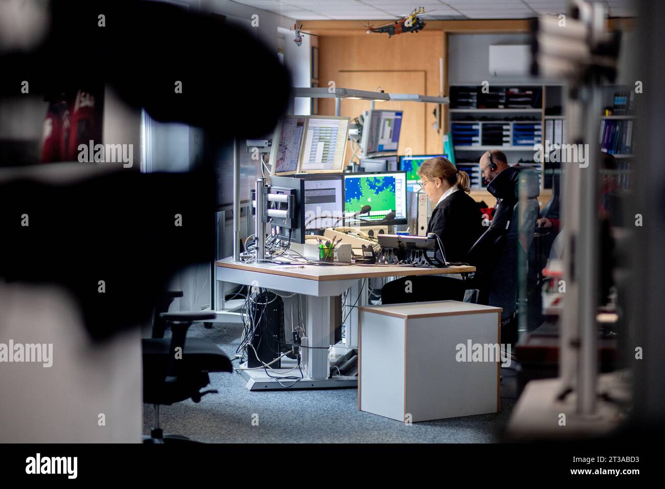 Bremen, Germany. 24th Oct, 2023. Staff of the German Maritime Search ...