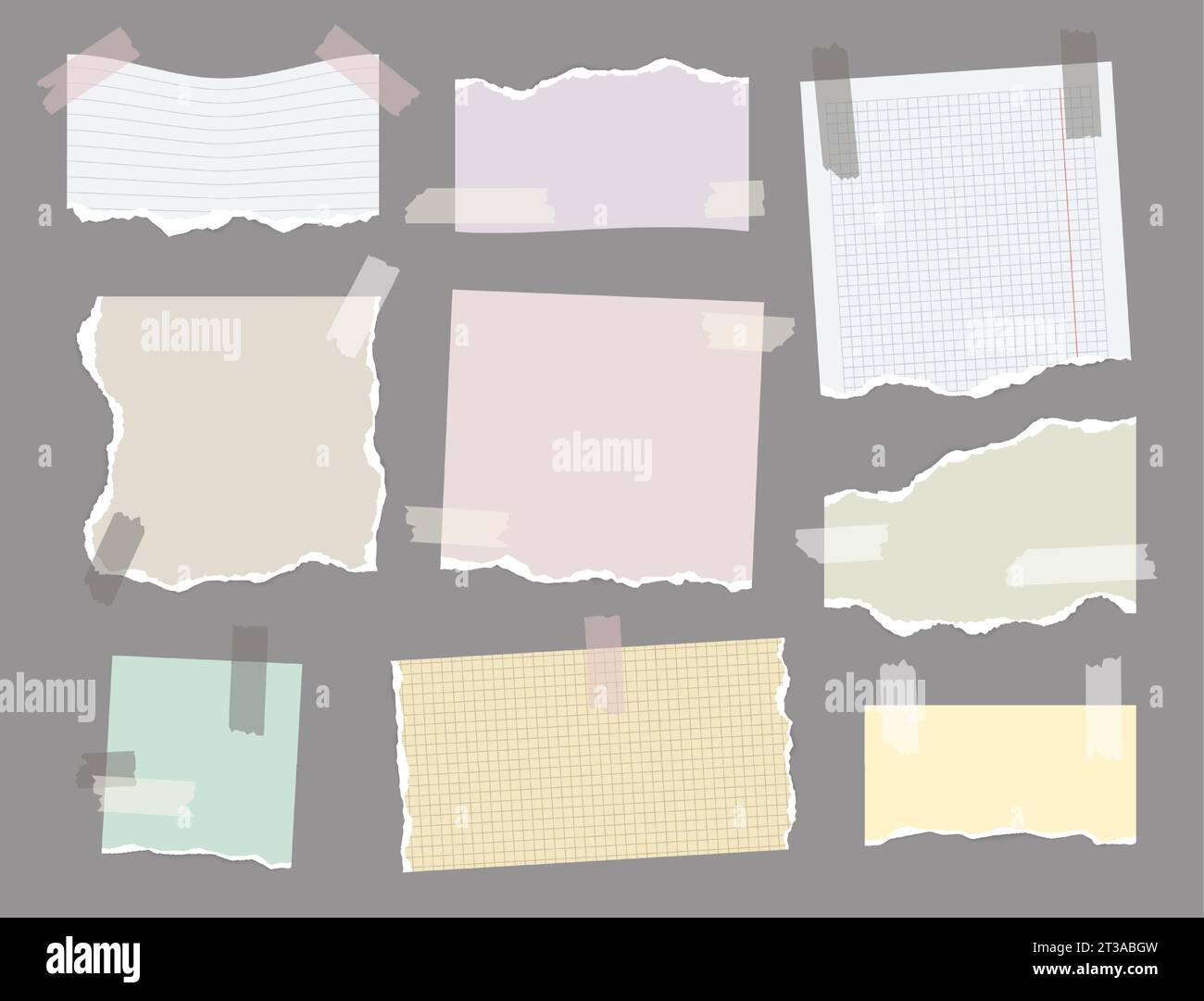 Vintage notepad illustration hi-res stock photography and images - Alamy