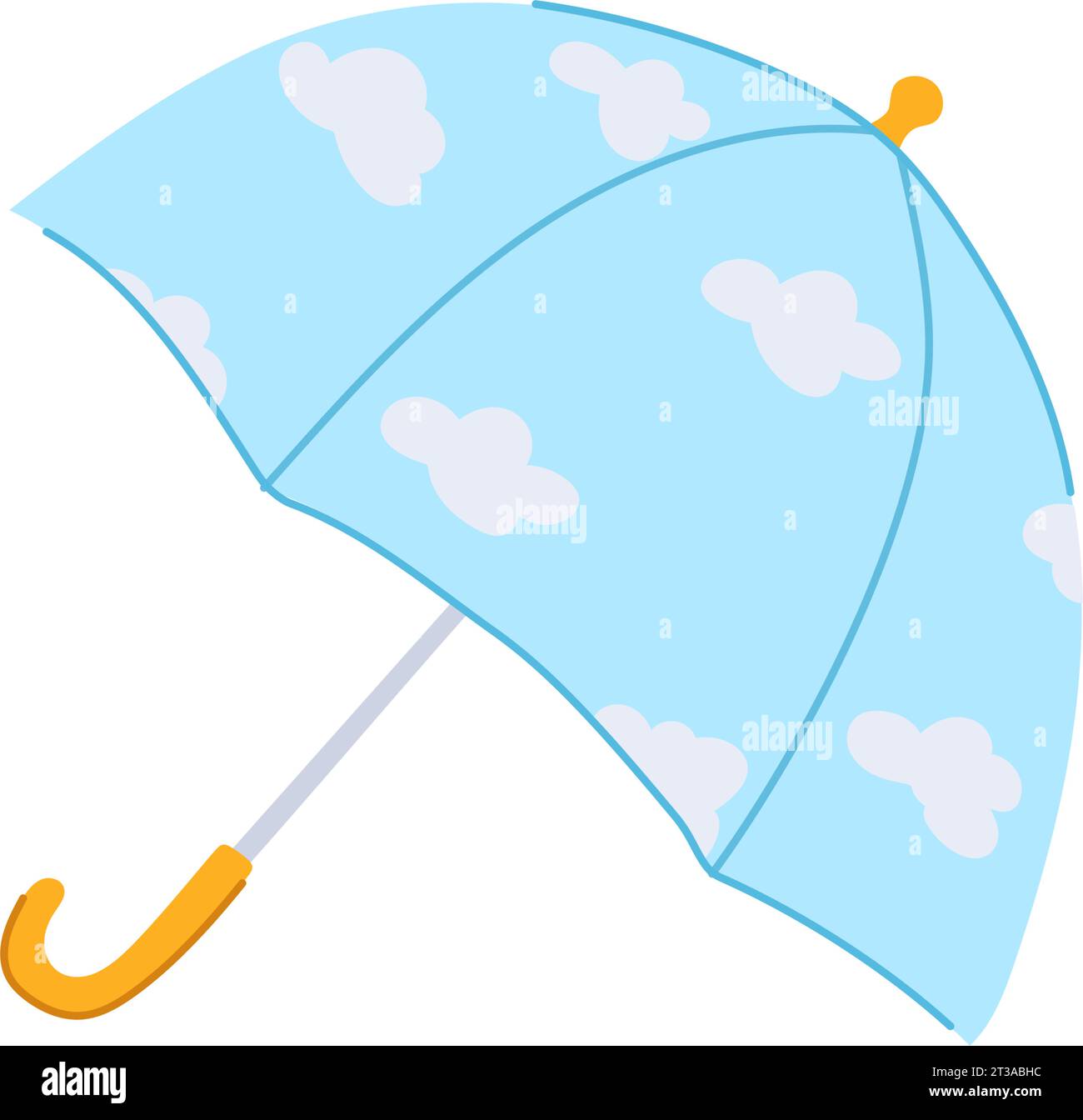 rain umbrella cartoon vector illustration Stock Vector Image & Art - Alamy