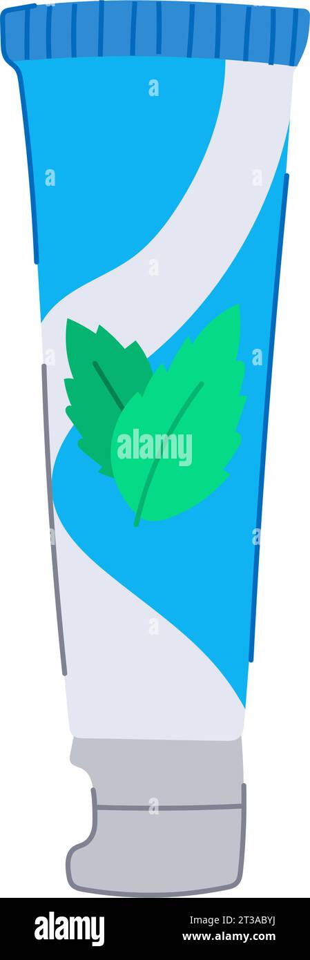 brush toothpaste cartoon vector illustration Stock Vector Image & Art ...