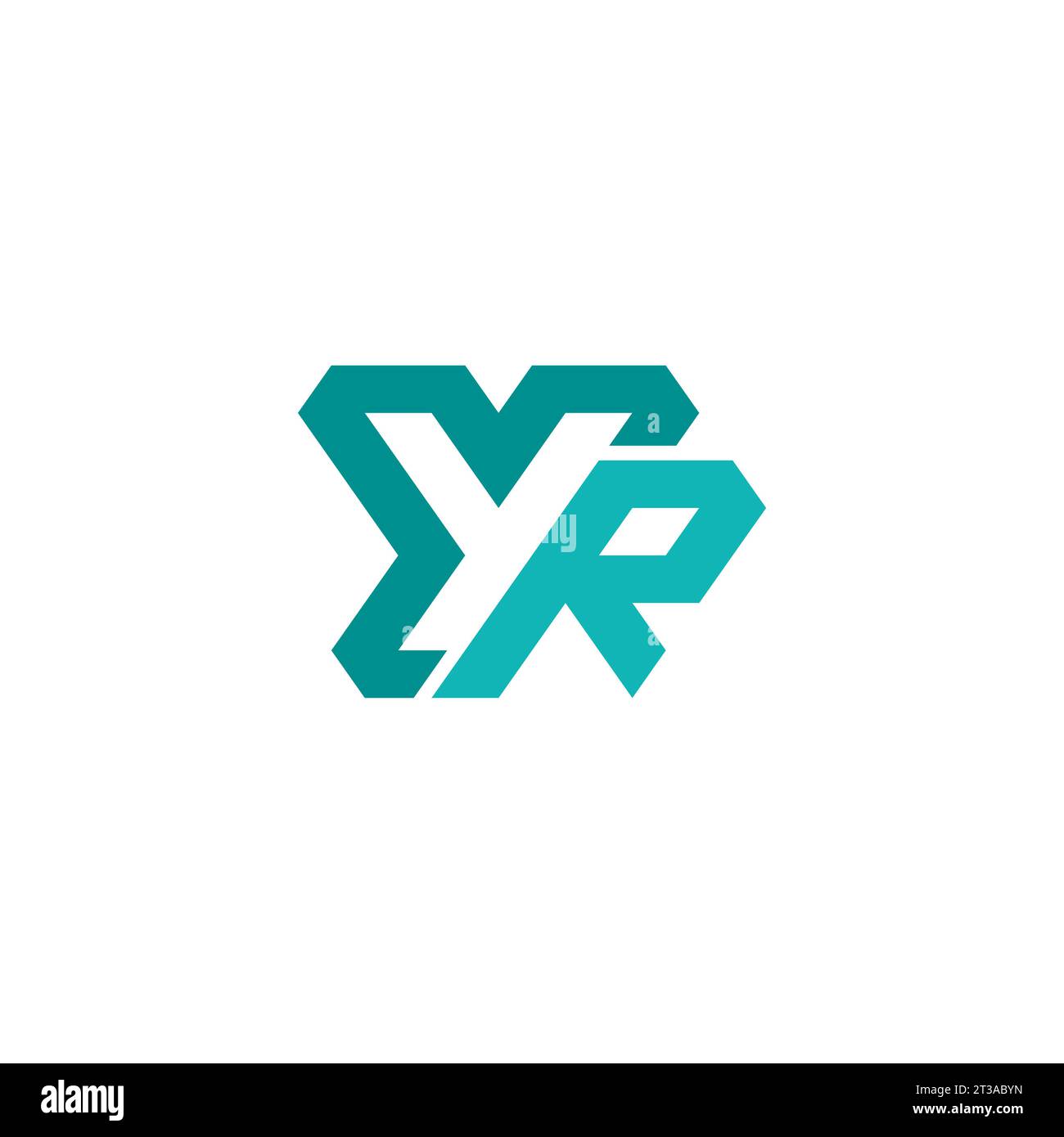 YR Logo, YR Monogram, Initial YR Logo, Letter YR negative space logo ...