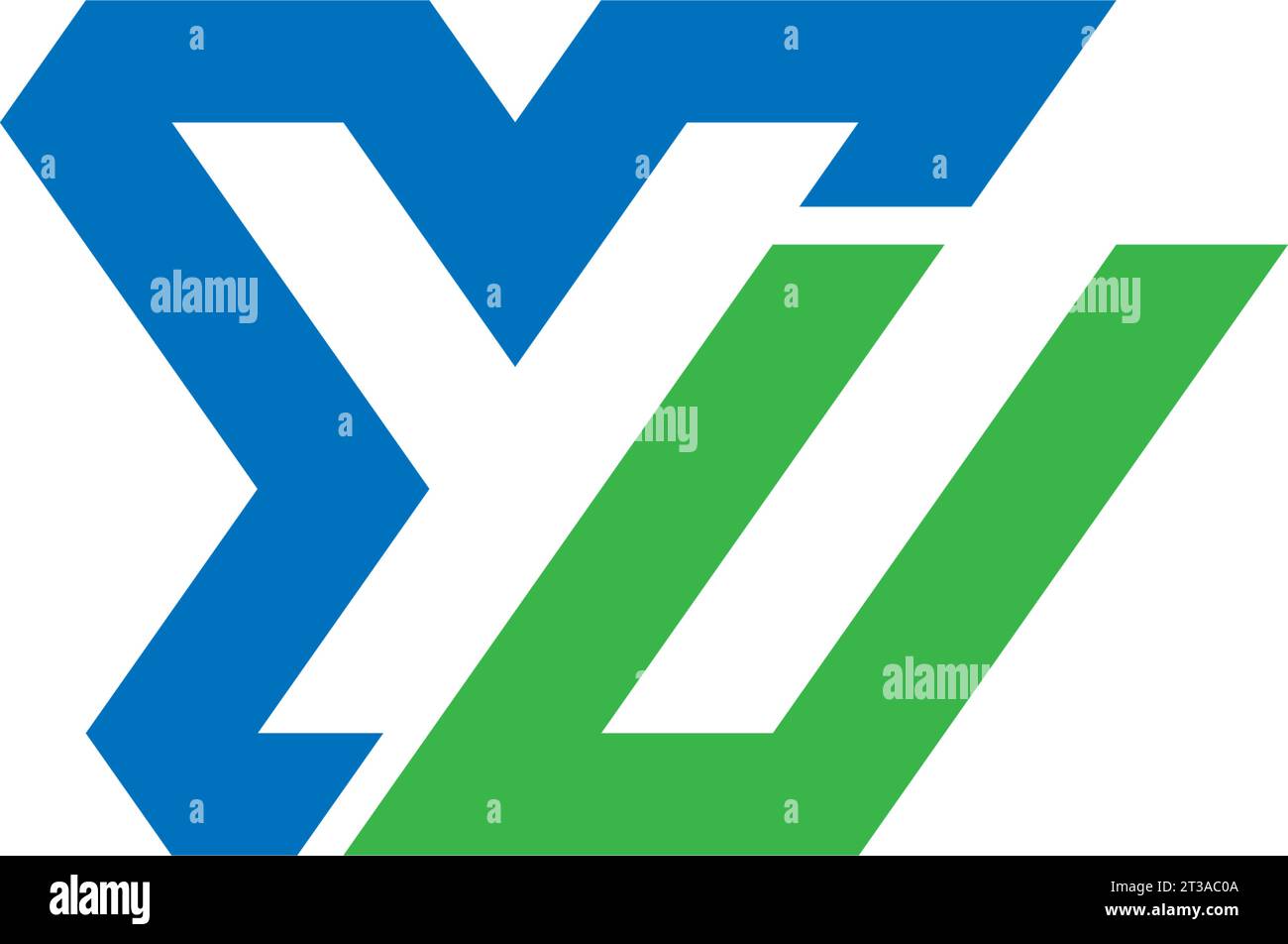 Letter YU negative space logo, YU Monogram, Initial YU Logo, YU Logo ...