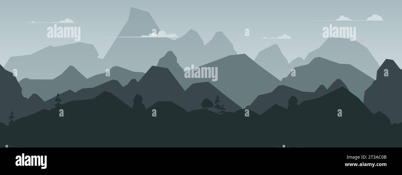 Wide range view Stock Vector Images - Alamy